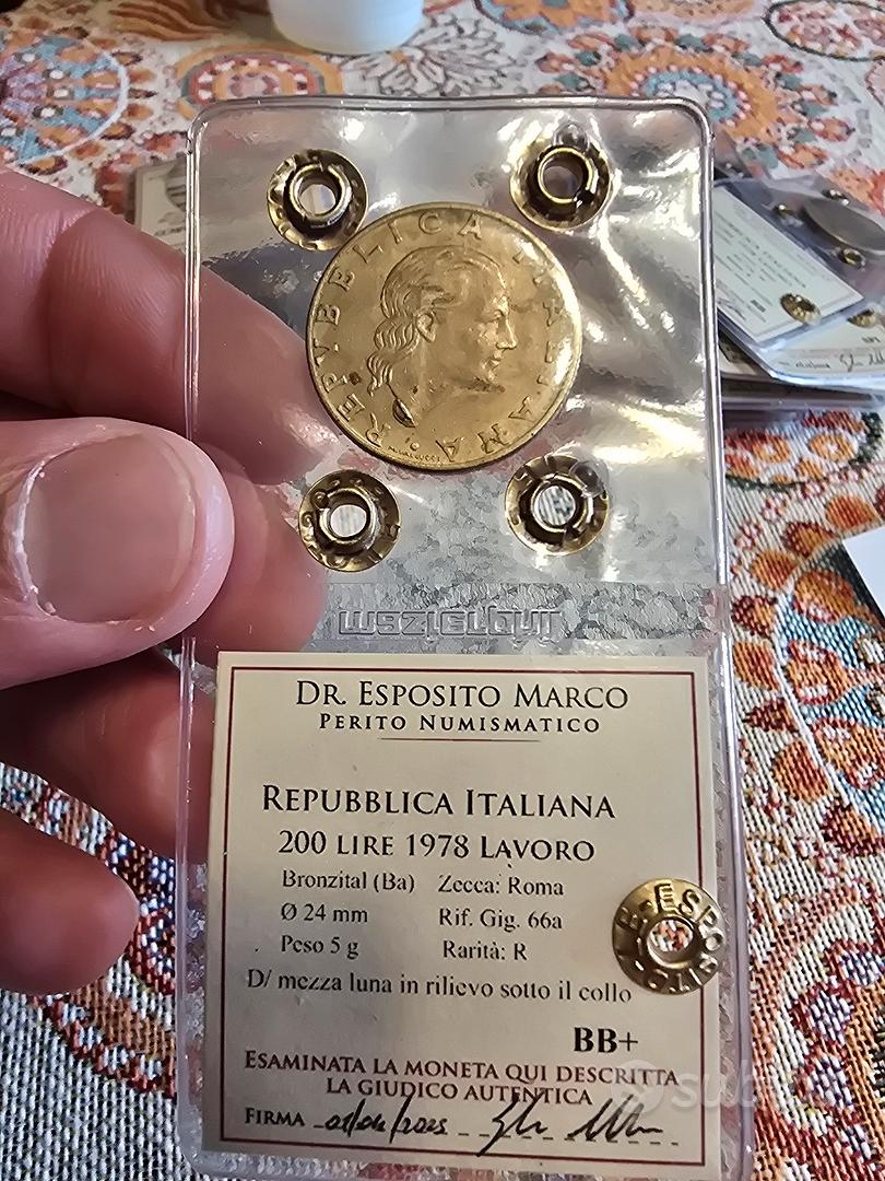 200 lire 1978 mezza luna - Collezionismo In vendita a Lecce