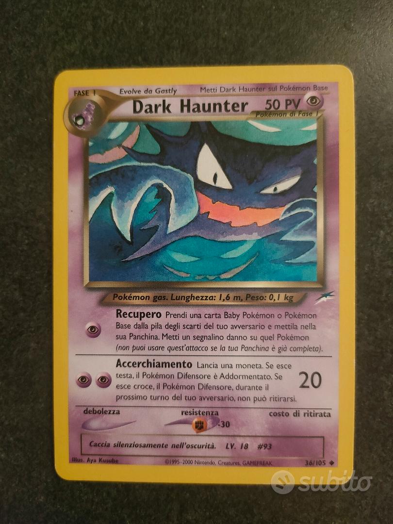dark Hunter neo Destiny ita carte Pokemon - Collezionismo In vendita a ...
