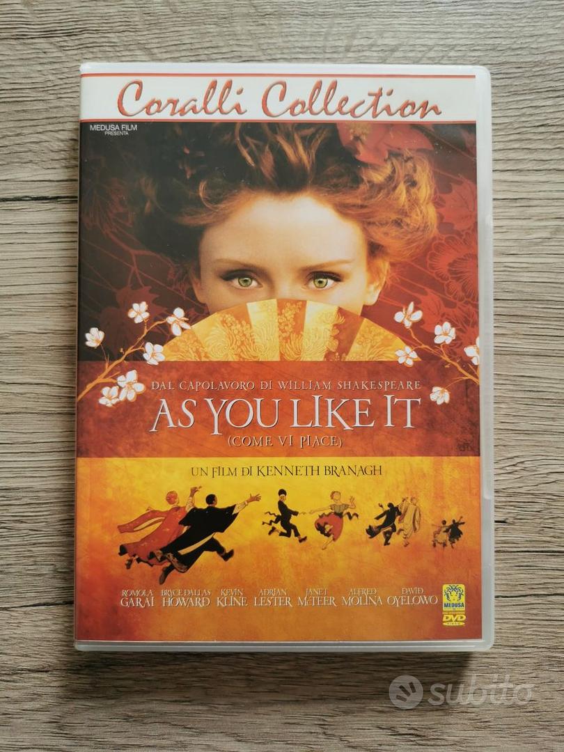 DVD del film "As you like it - Come vi piace" - Musica e Film In ...