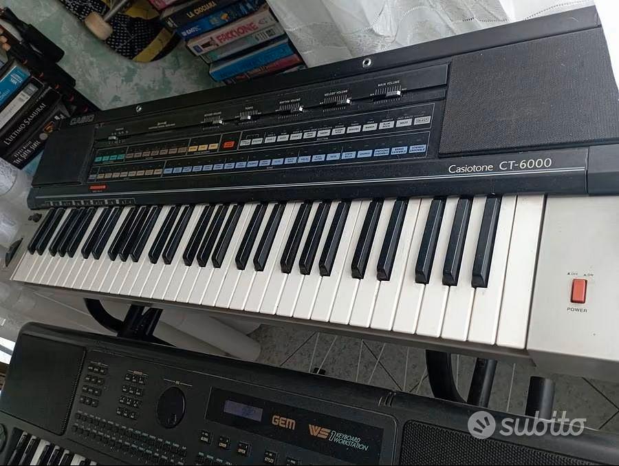 Tastiera CASIO Casiotone CT-6000 61-KeySynthesizer - Strumenti Musicali ...
