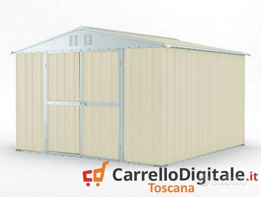Subito - CarrelloDigitale.it - E. BRILLI - Box struttura lamiera Acciaio 327x307 avorio ...