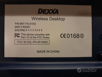 Dexxa Kit tastiera + mouse wireless desktop pc - Informatica In vendita ...