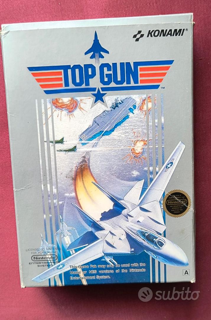 Nintendo NES Top Gun Konami Ita Originale Completo - Collezionismo In ...
