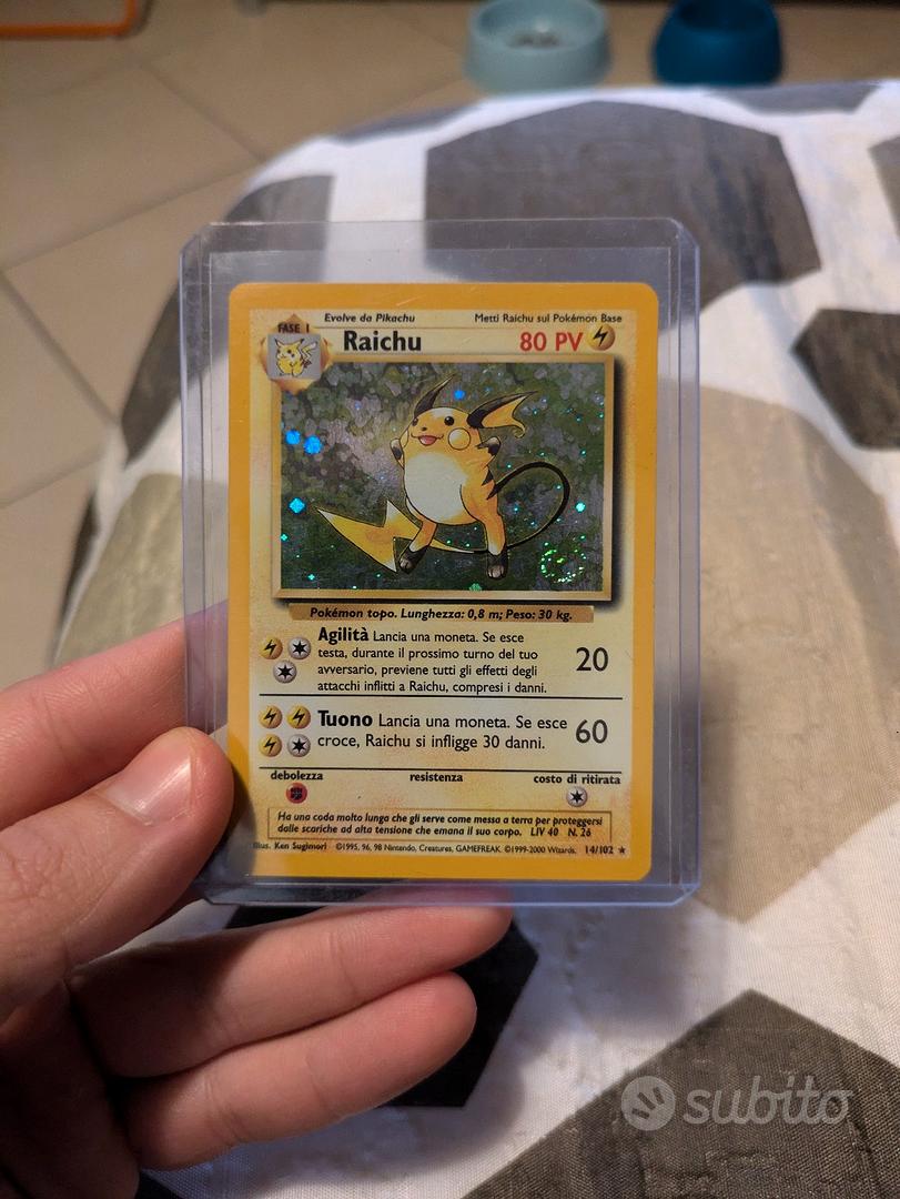 Pikachu holo set base Pokemon - Collezionismo In vendita a Savona