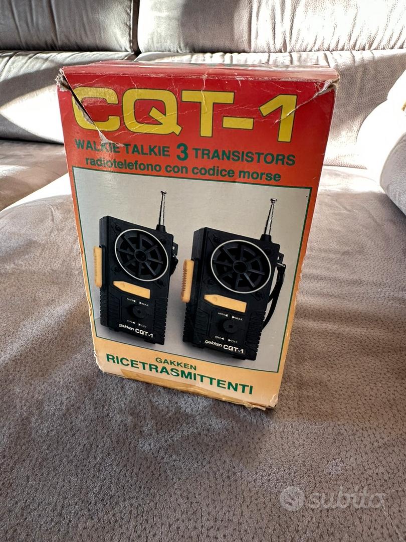 Walkie Talkie CQT-1 Rege Italia Gakken - Audio/Video In vendita a Siena