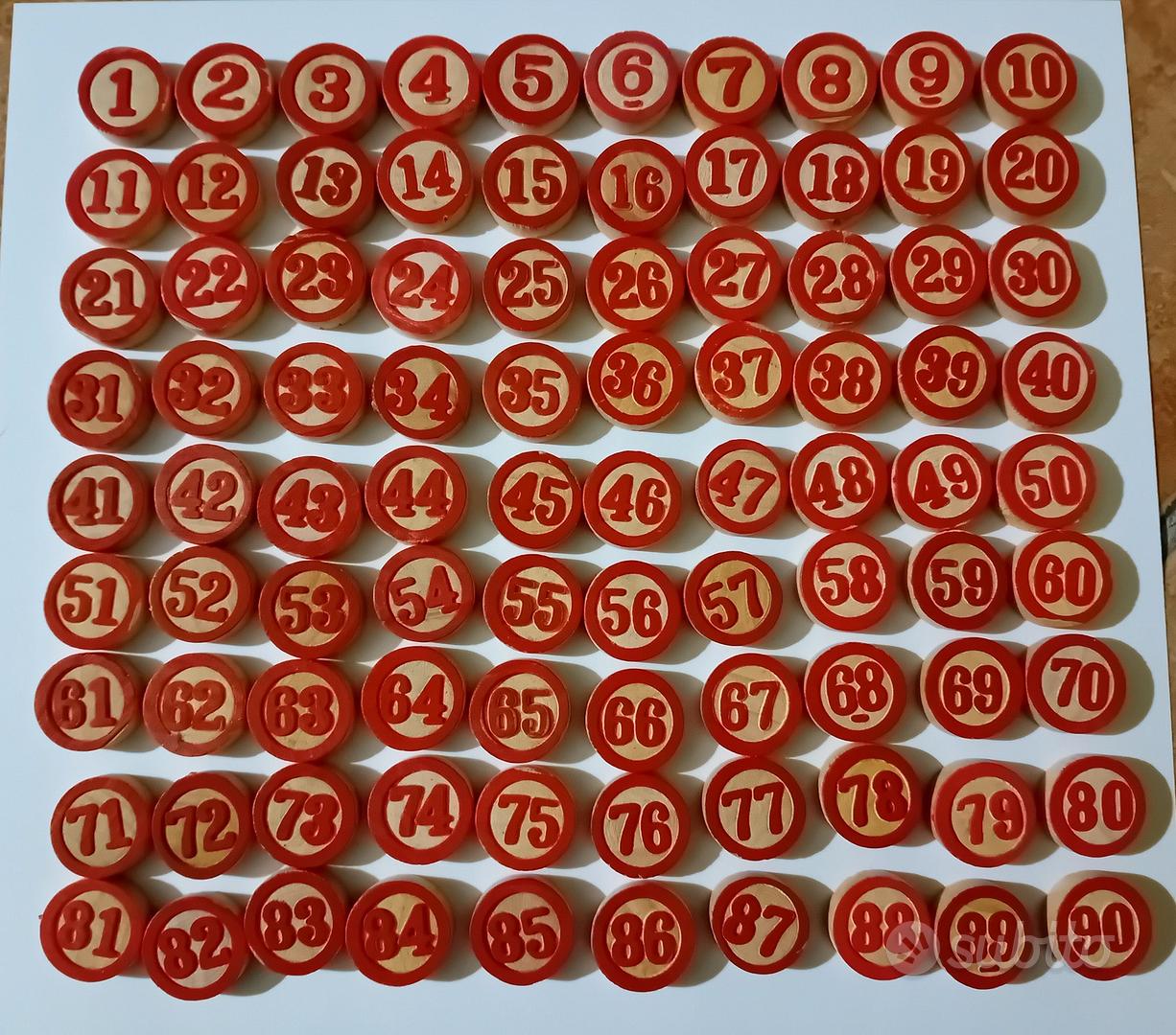 numeri della tombola in legno - Tutto per i bambini In vendita a Reggio ...