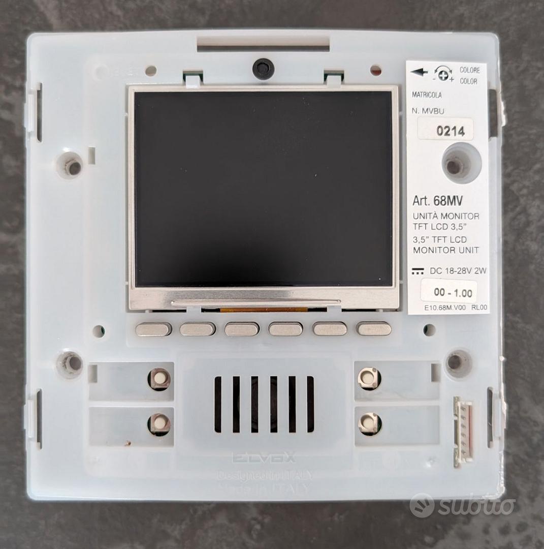 Videocitofono Vimar Elvox 6800 68M1 + Monitor 68MV - Elettrodomestici ...