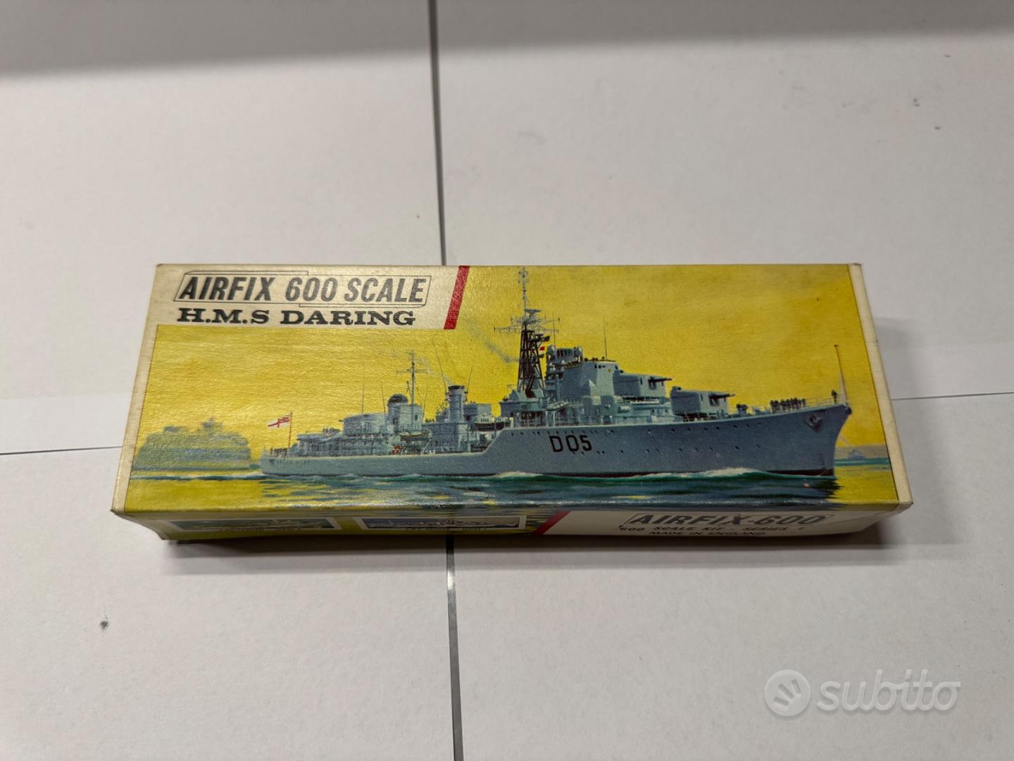 Modellino Vintage H.M.S. Daring Airfix Scala 1:600 - Collezionismo In ...