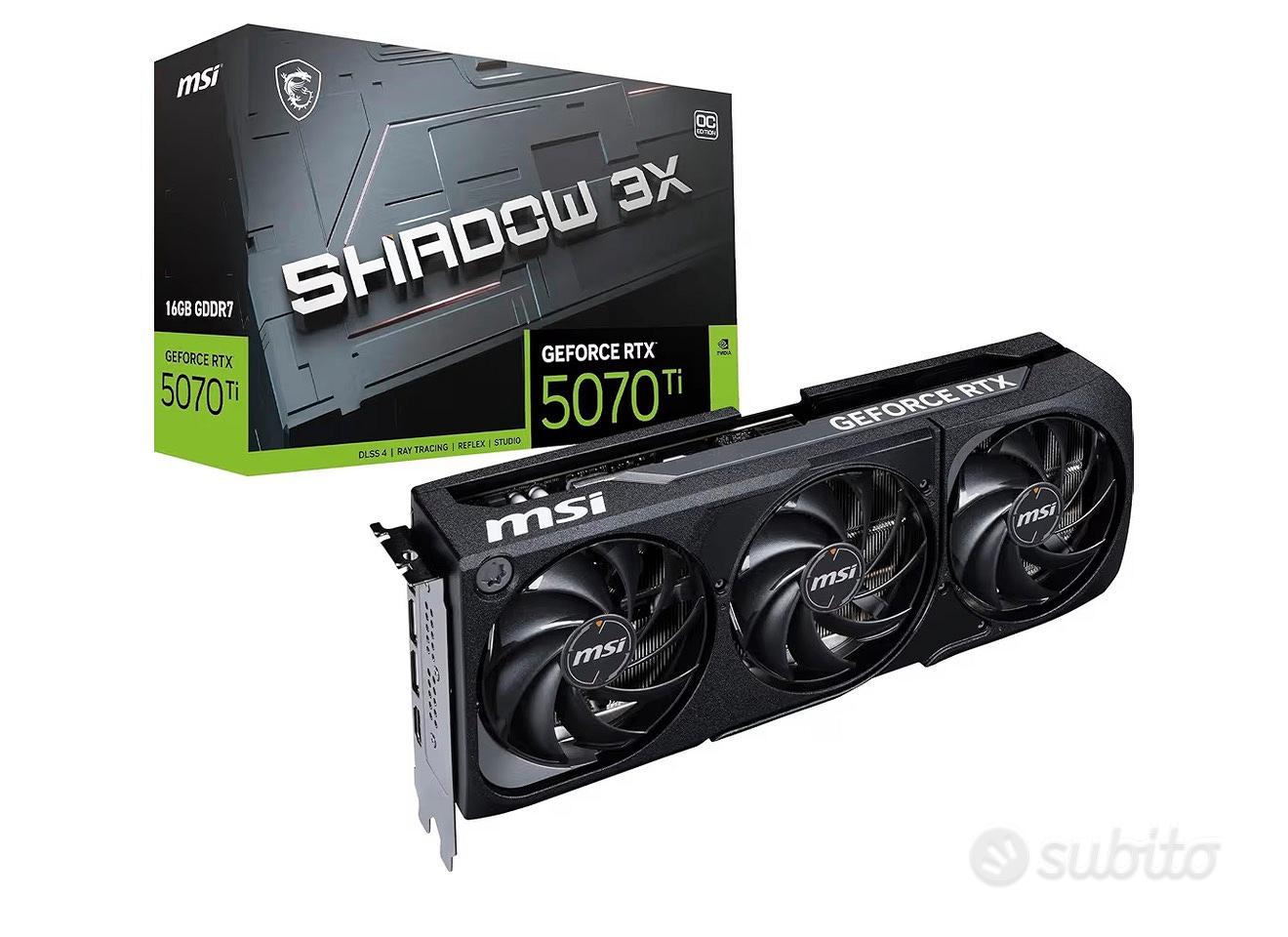 MSI RTX 5070 Ti 16G SHADOW 3X OC (SIGILLATA) - Informatica In vendita a ...