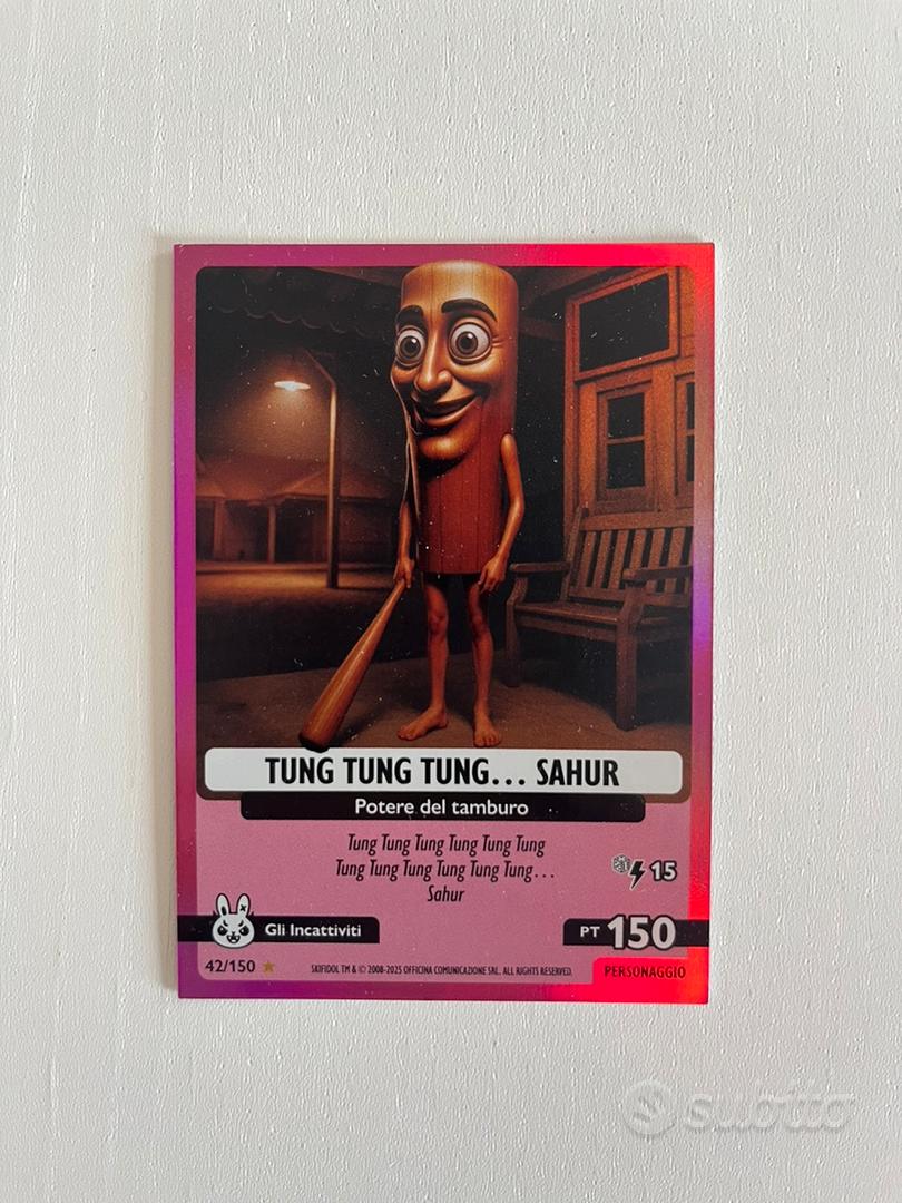 Carte Brainrot Tung Tung Tung Sahur - Collezionismo In vendita a Milano