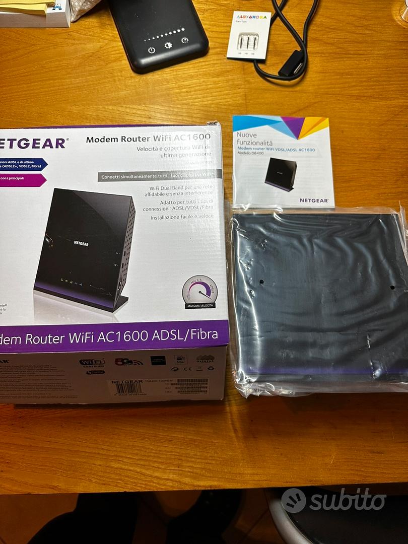 Router Netgear Wifi D6400-100PES - Informatica In vendita a Pisa