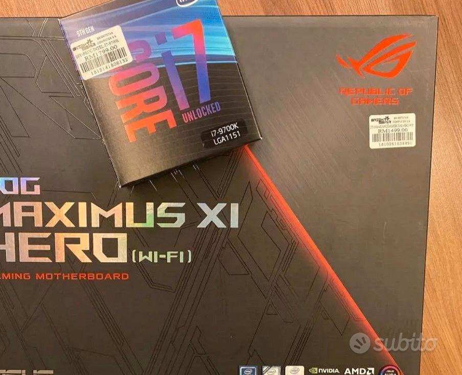 scheda madre maximum Hero xi wefee e i7 9700k - Informatica In vendita ...