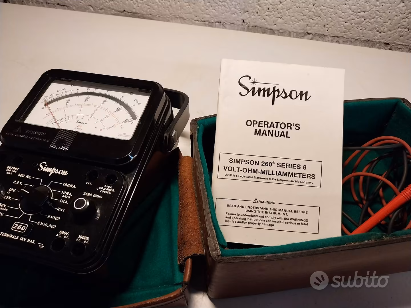 SIMPSON 260 SERIES 8 MULTIMETRO - Audio/Video In vendita a Trento