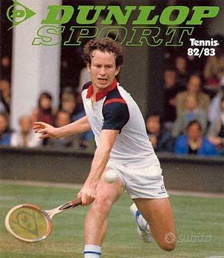 John McEnroe e la mitica Dunlop - Collezionismo In vendita a Ancona
