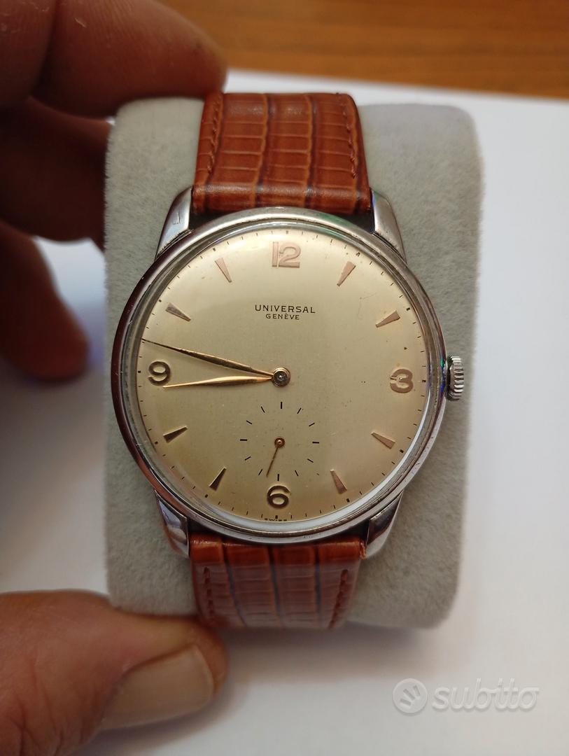 orologio vintage Universal Geneve Oversize - Abbigliamento e Accessori ...