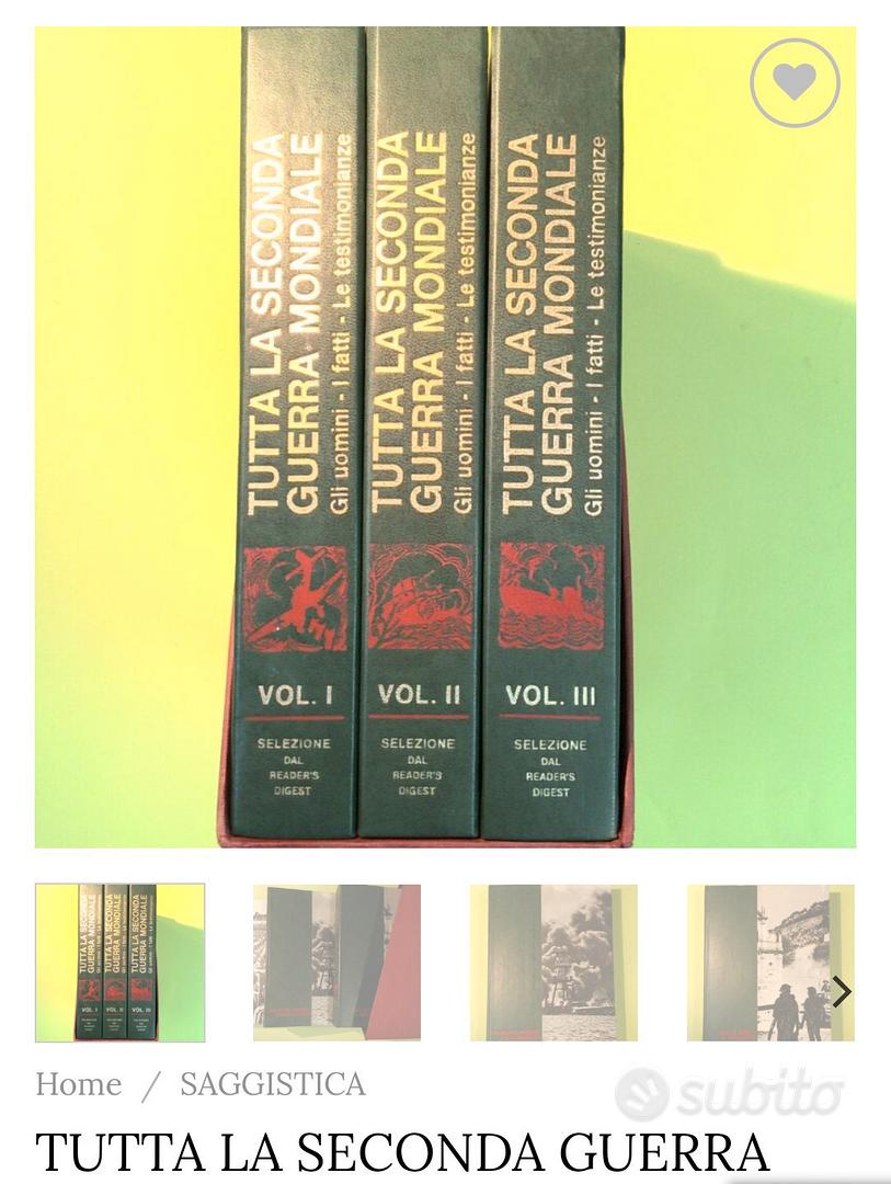 Tutta la Seconda Guerra Mondiale in Tre Volumi 📚 - Arredamento e ...