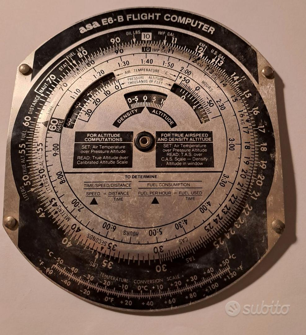 Regolo calcolatore circolare ASA E6-B . - Collezionismo In vendita a Roma