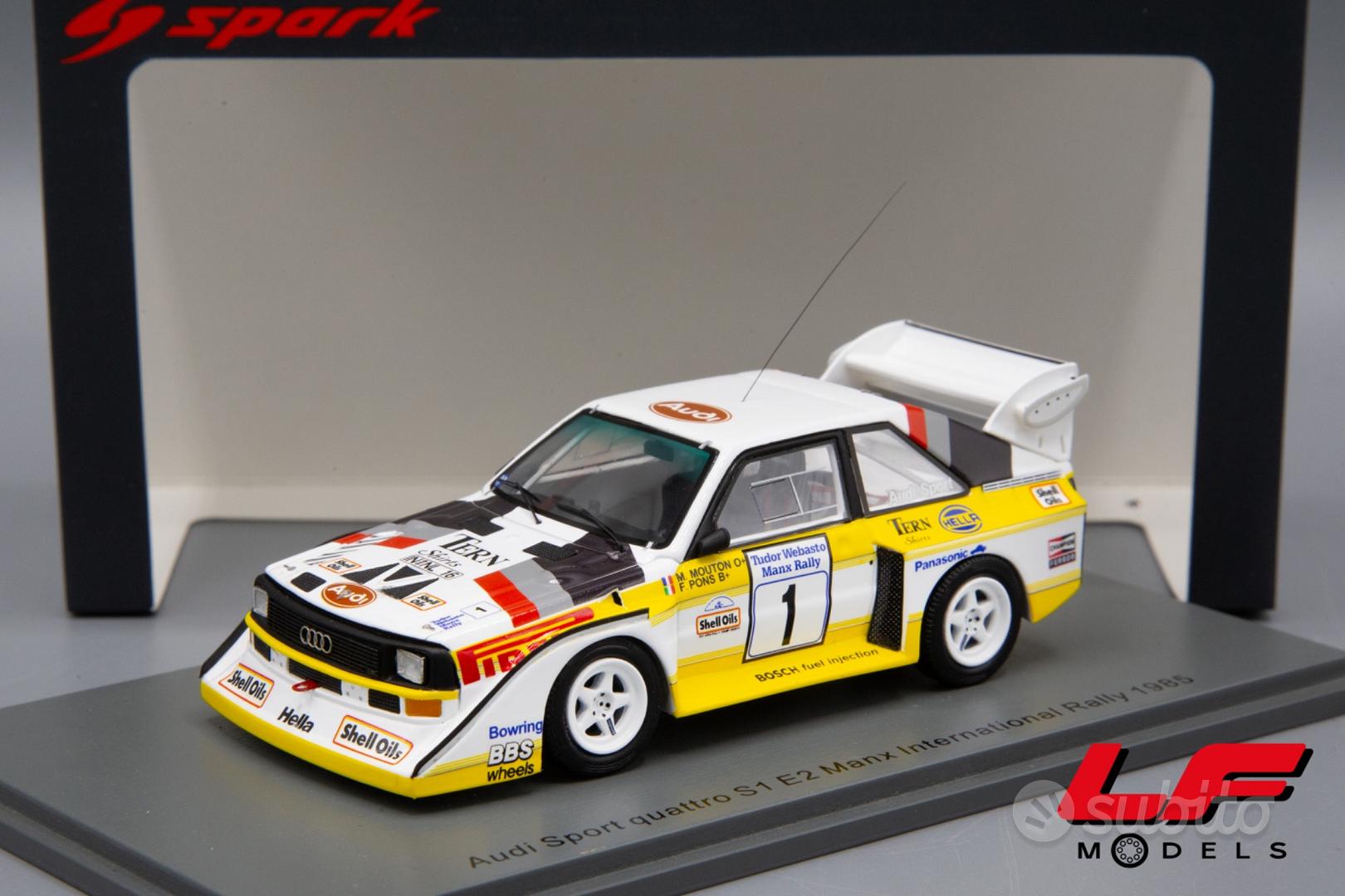 1:43 Audi Sport quattro S1 E2 Rally 1985 - Spark - Collezionismo In ...