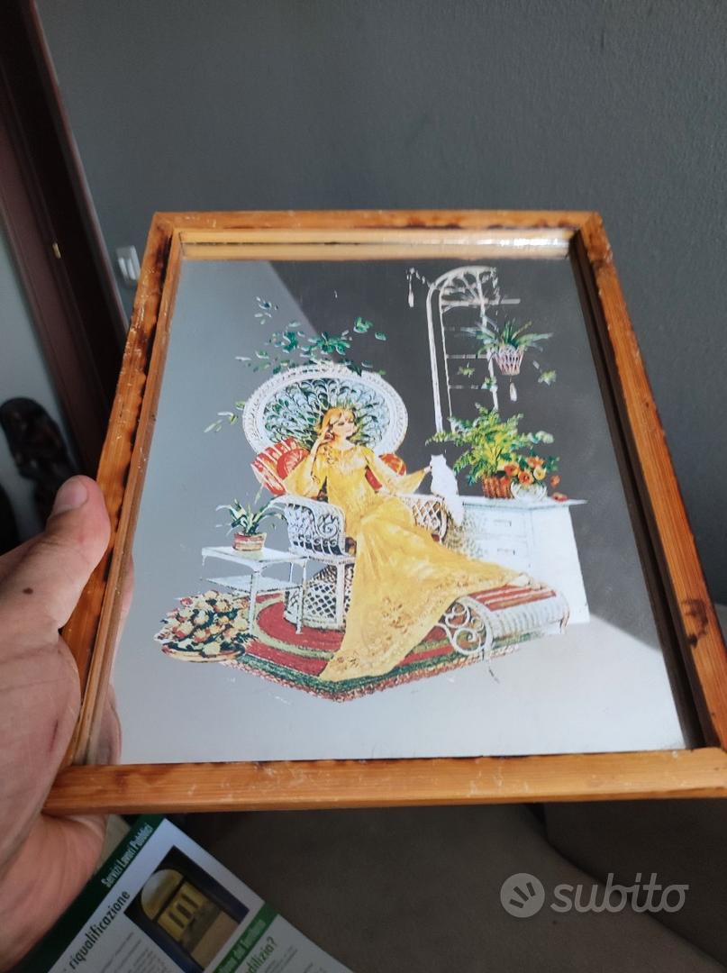 Quadro specchio anni 70 - Collezionismo In vendita a Milano