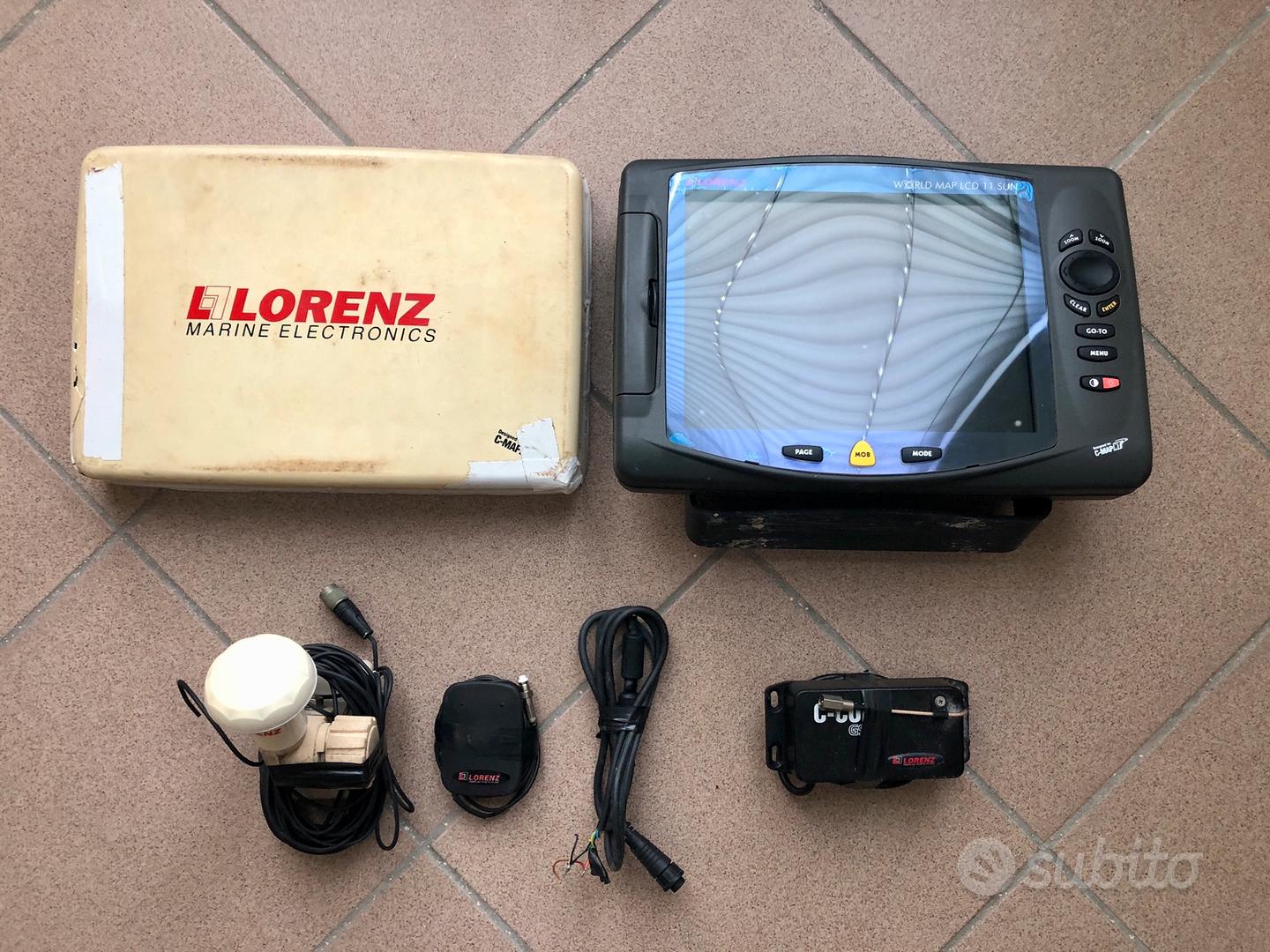 GPS cartografico Lorenz WORLD MAP Lcd 11 Sun - Nautica In vendita a Firenze