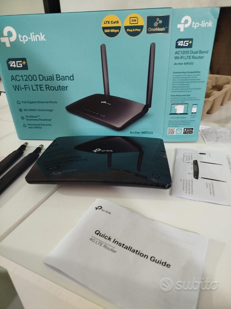 Modem Wi-Fi plug and play tp-link archer 550 4g+ - Informatica In ...