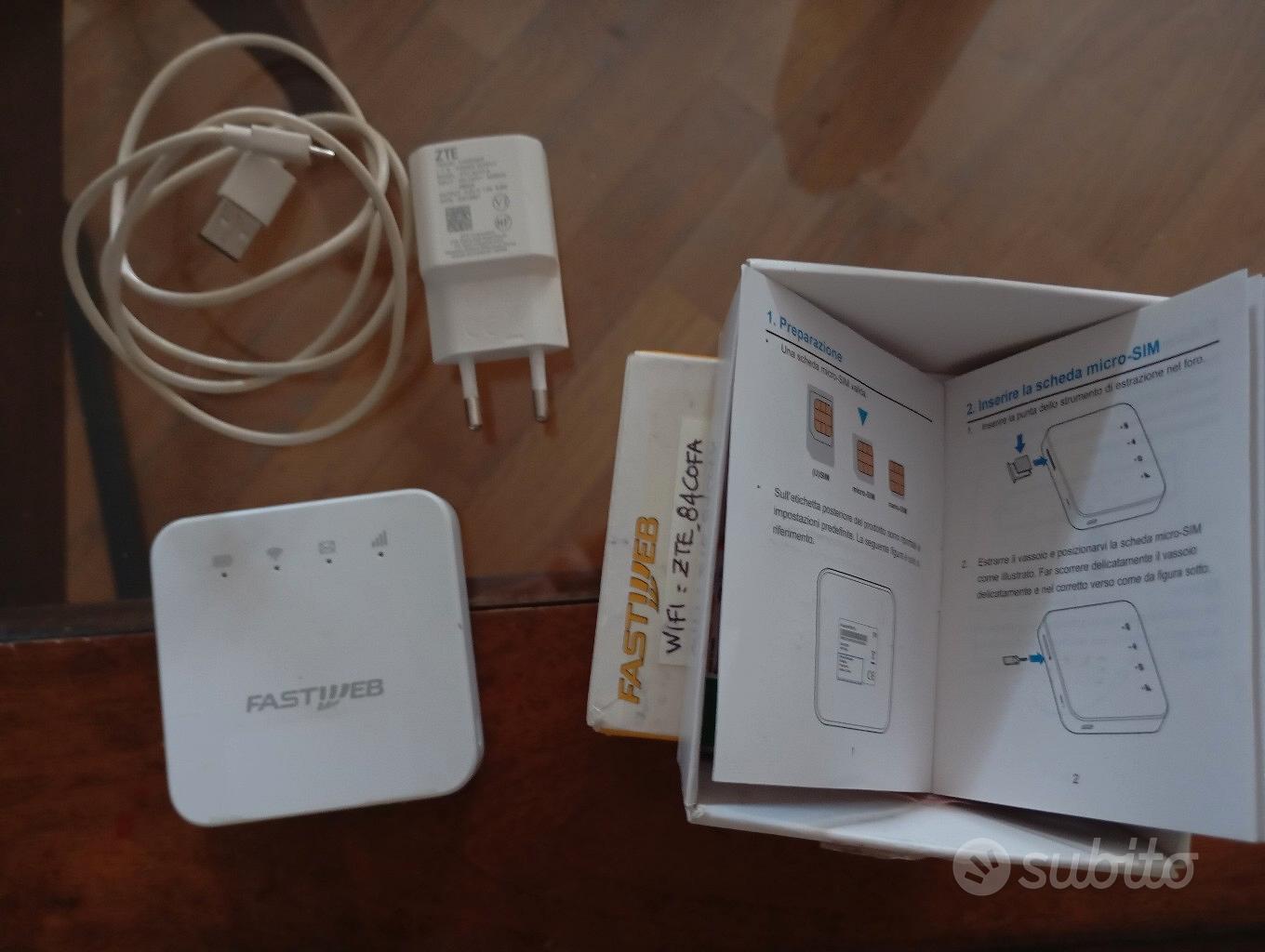 modem portatile ZTE Fastweb Sim - Informatica In vendita a Prato