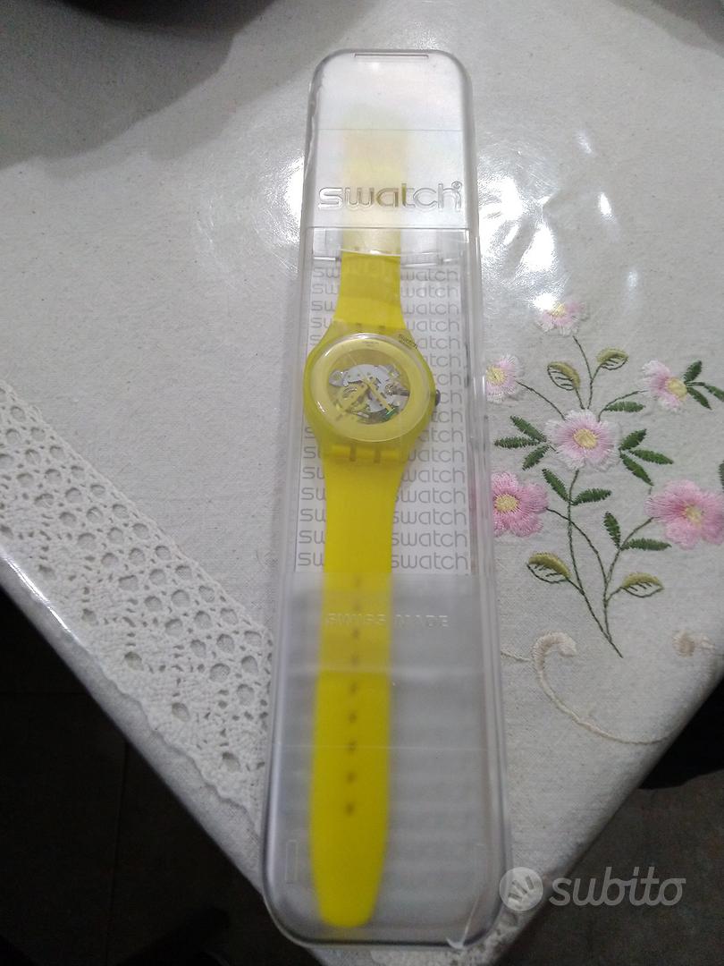 Orologio Swatch Yello Lacquered RARO - Abbigliamento e Accessori In ...