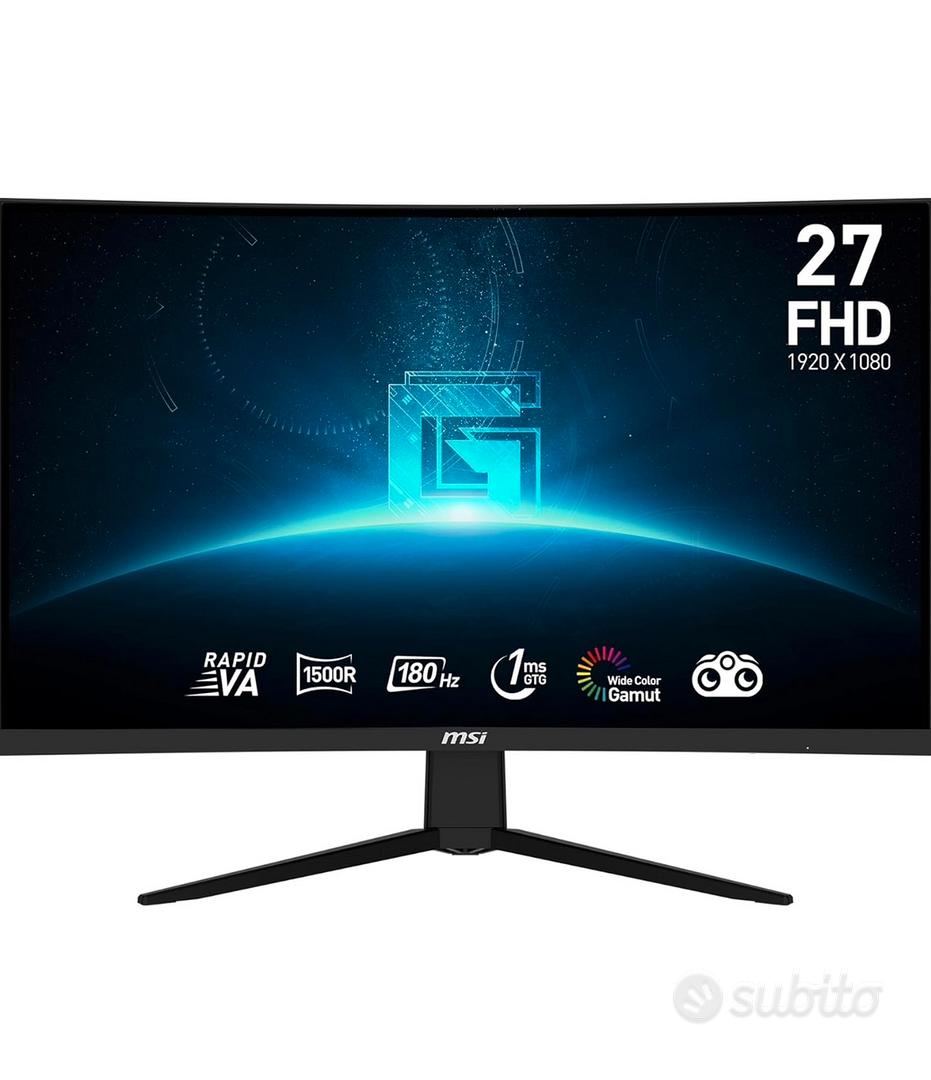 Monitor curvo gaming MSI G27C5180hz Schermo rotto - Informatica In ...