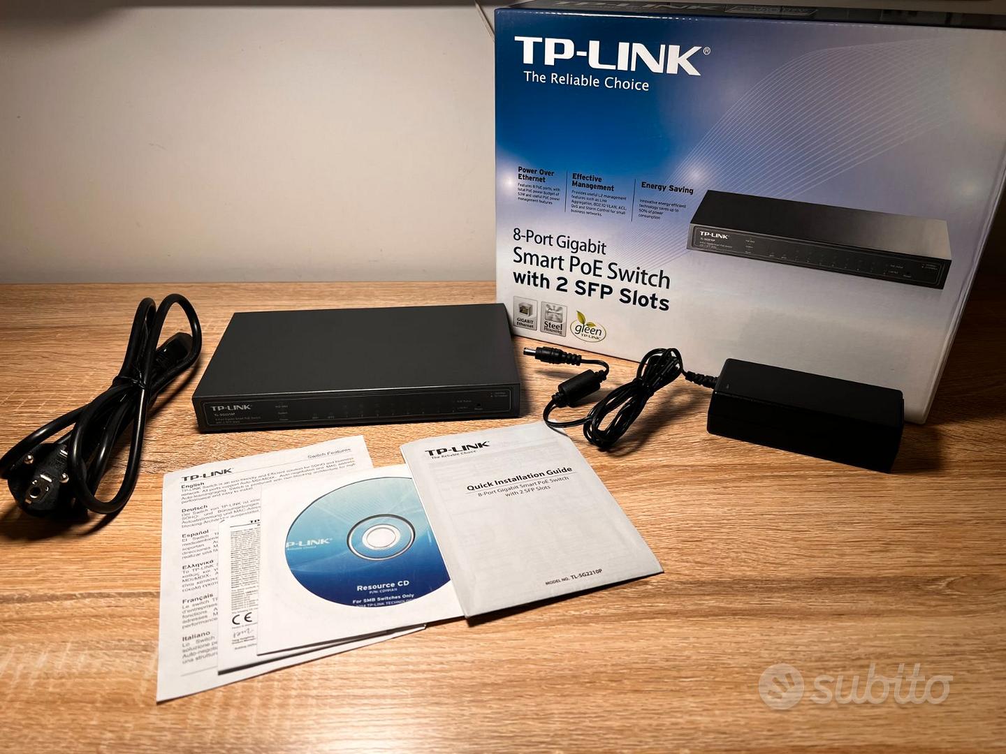 Switch Tp-Link 8 Porte PoE SFP - Informatica In vendita a Roma