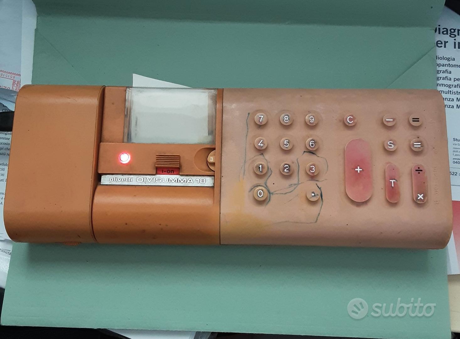 Olivetti calcolatrice divisumma 18 - Collezionismo In vendita a Gorizia