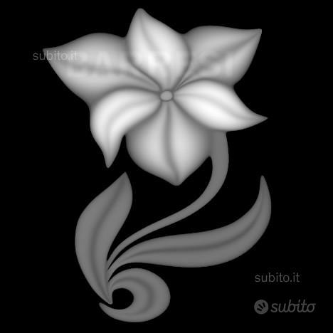 File 3d, fregi e scala di grigi per cnc - Informatica In vendita a Enna