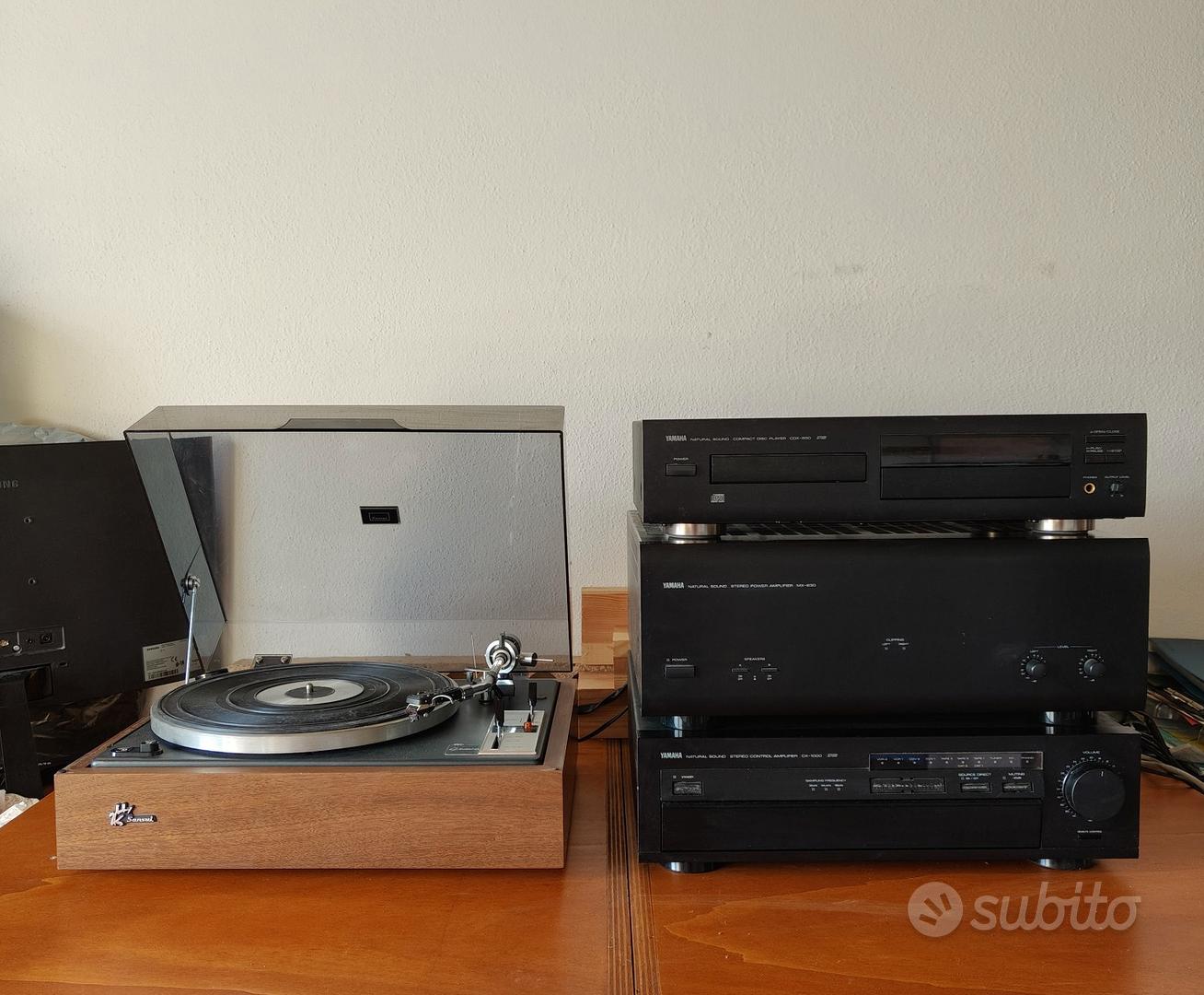 Impianto stereo YAMAHA NATURAL SOUND + Giradischi - Audio/Video In ...