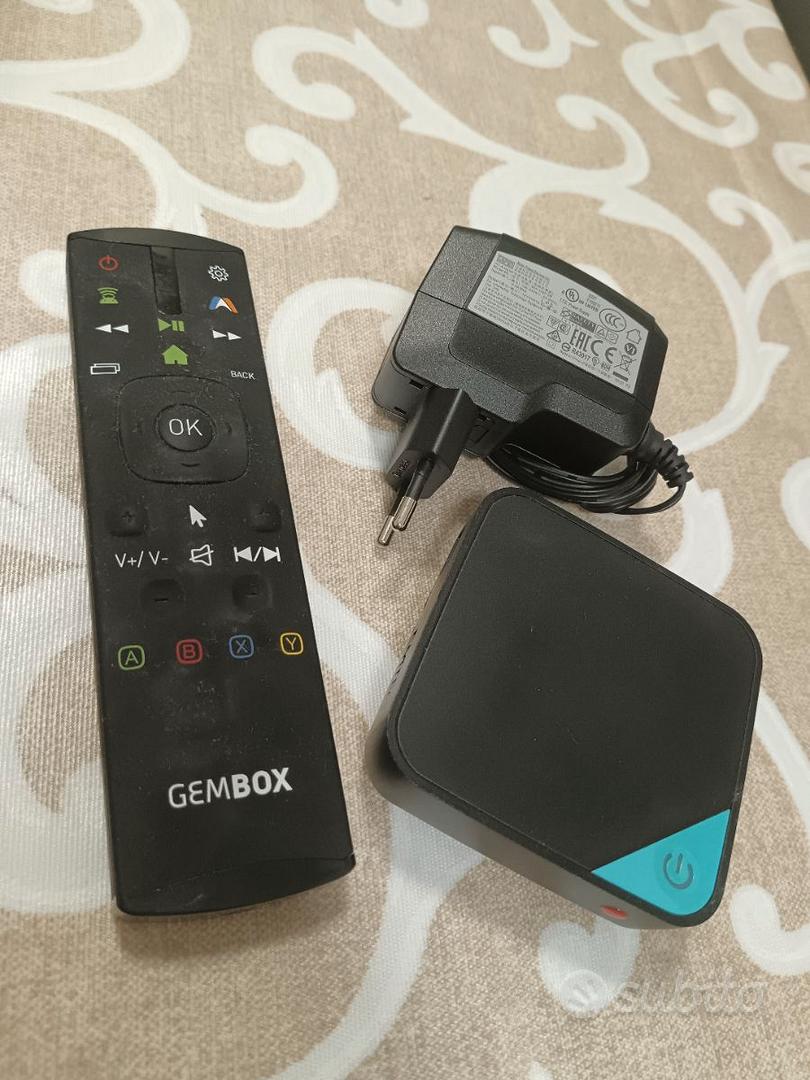 EMTEC GEM BOX Android TV Gaming Box + telecomando - Audio/Video In ...