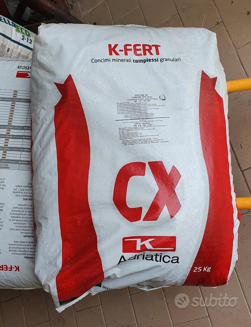 Concimi k-fert cx adriatica 4x 25kg - Giardino e Fai da te In vendita a ...