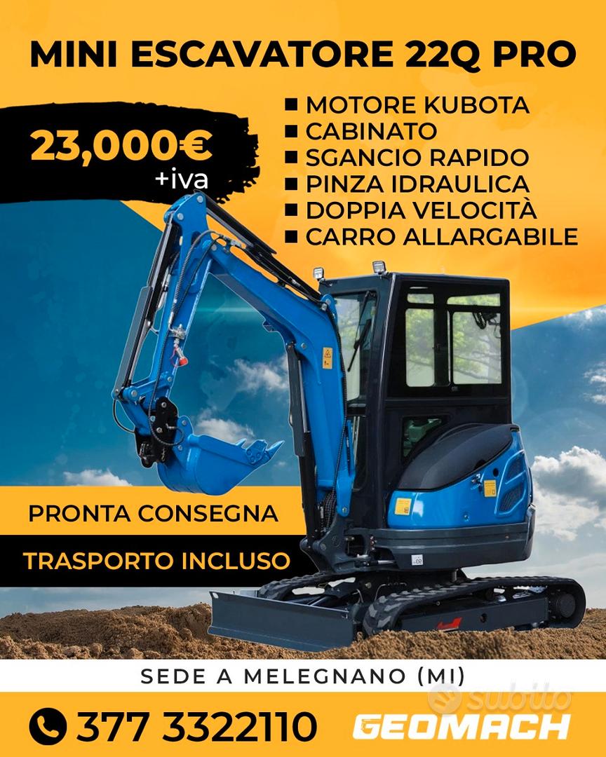 Escavatore 22q NUOVO - KUBOTA - CABINA - Veicoli commerciali In vendita ...