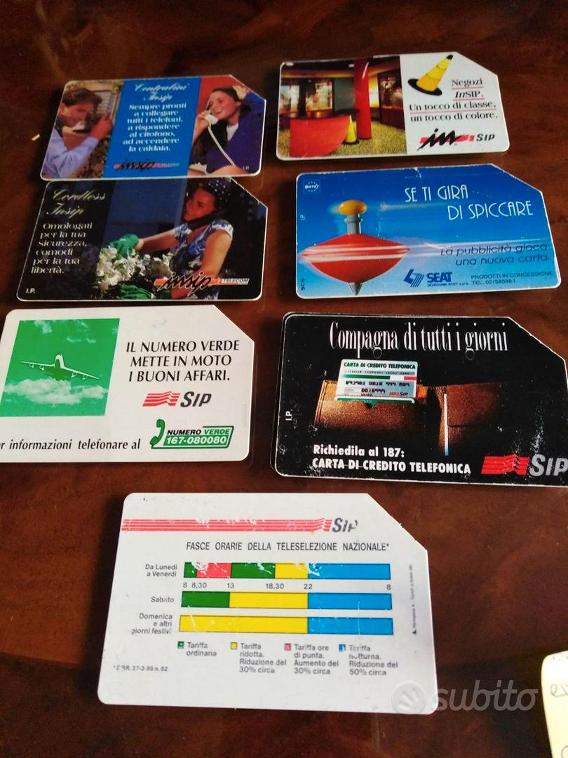 Schede telefoniche rare e non SIP INSIP RARE 3 - Collezionismo In vendita a Napoli
