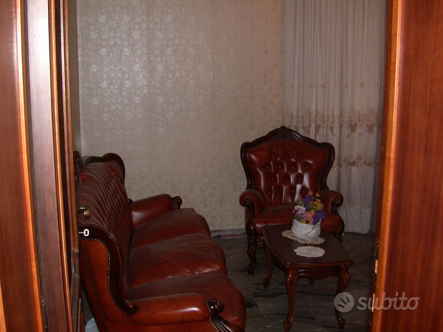 Salotto in pelle completo - Arredamento e Casalinghi In vendita a Macerata