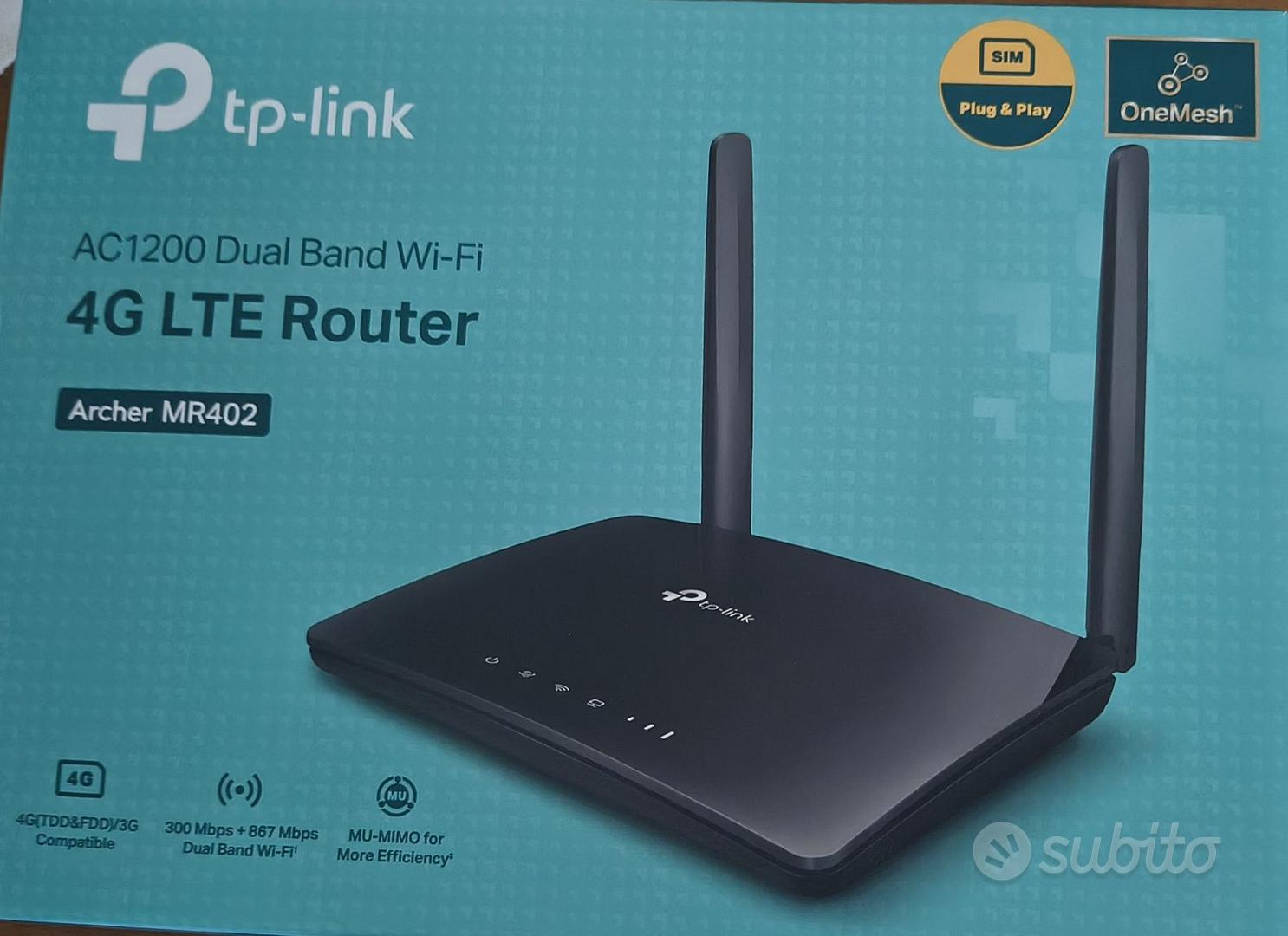 TP-Link Archer MR402 Router WiFi 4G LTE - Informatica In vendita a Verona