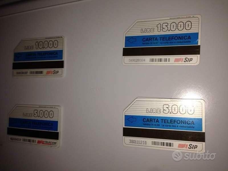 Tessere telefoniche SIP - Collezionismo In vendita a Varese
