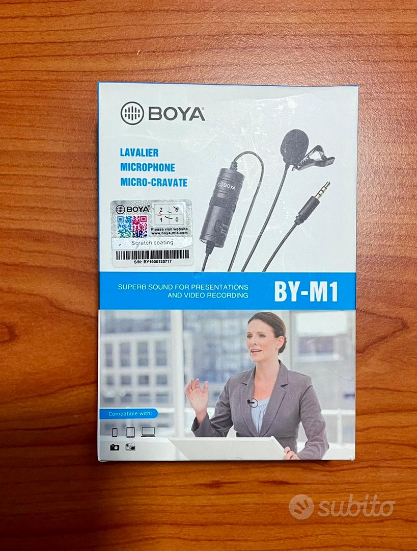 Microfono lavalier Boya BY-M1 - Audio/Video In vendita a Como