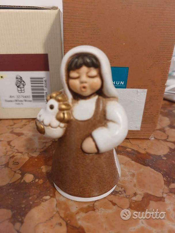 Thun presepe classico natur bimba cn gallo difetto - Collezionismo In ...