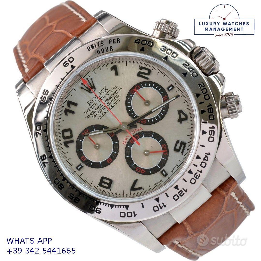 Subito - LUXURY WATCHES RIMINI - ROLEX Daytona 116519 silver racing ...