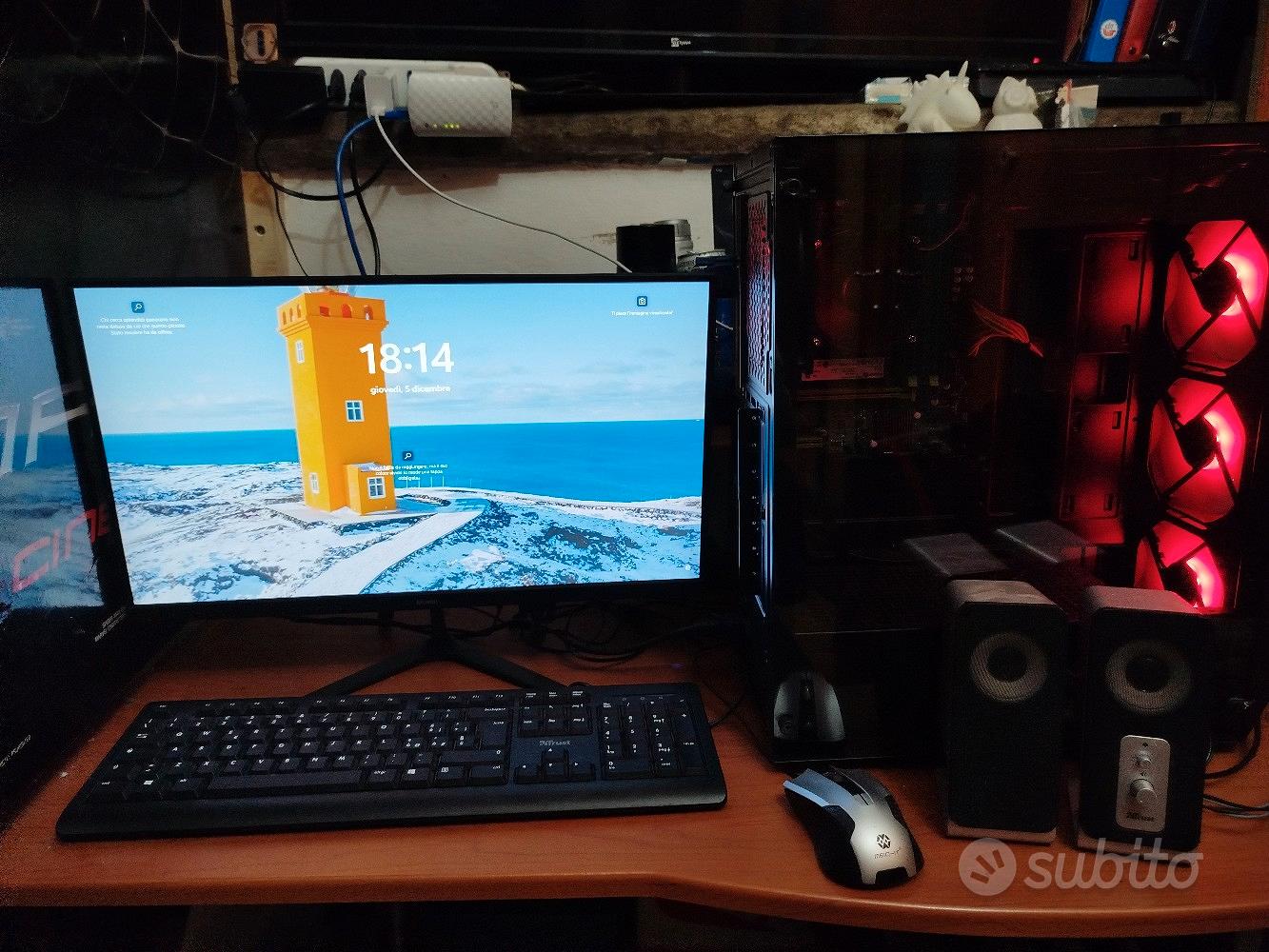 PC Desktop Windows 11 pro / set completo - Informatica In vendita a Pistoia