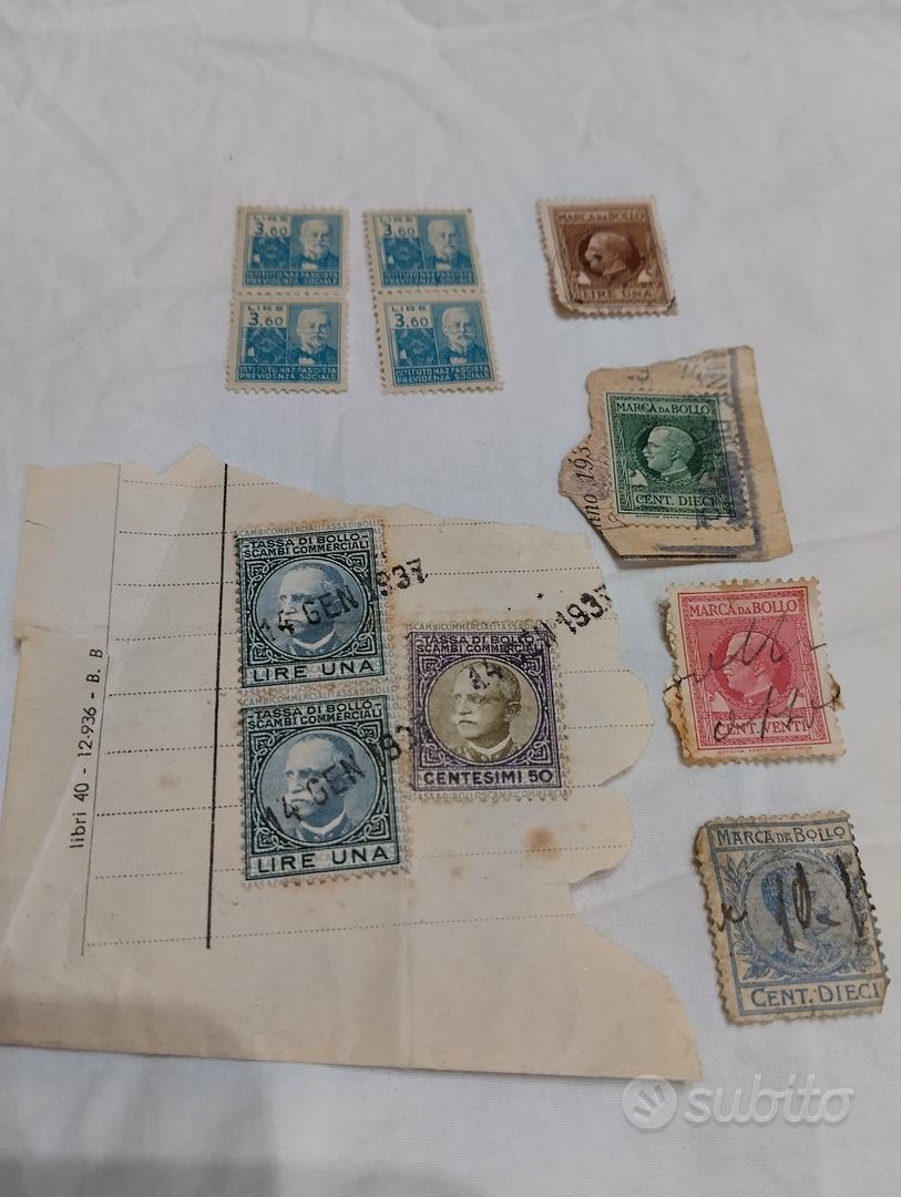 Vecchie marche da bollo - Collezionismo In vendita a Bergamo