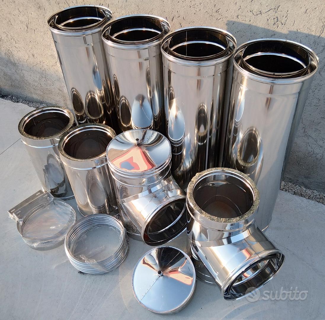 Tubi inox per canna fumaria - Giardino e Fai da te In vendita a Piacenza