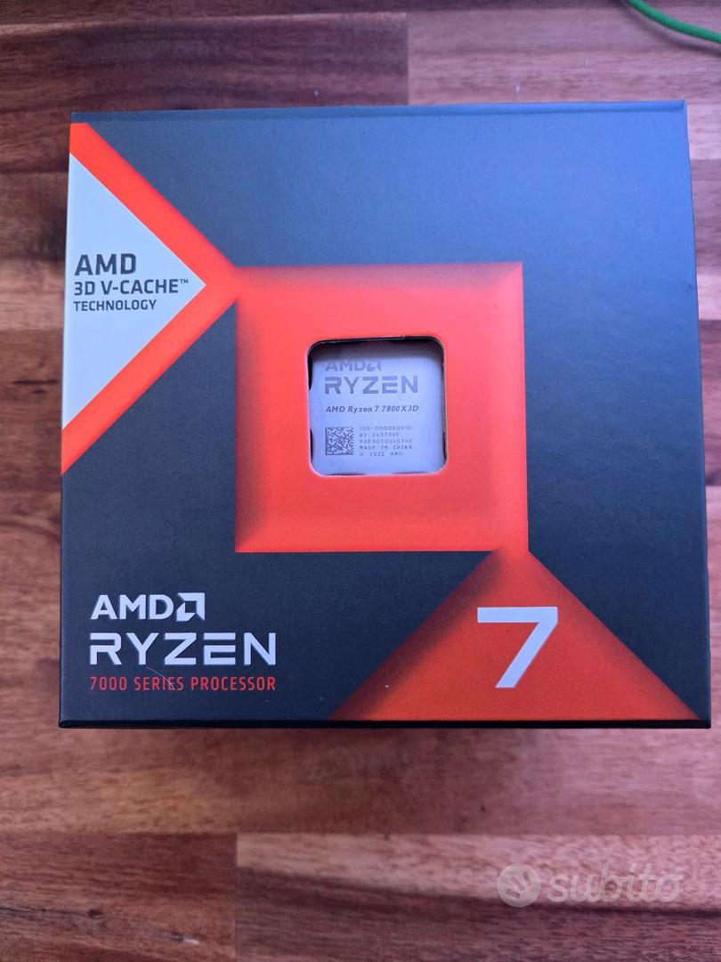 AMD Ryzen 7 7800X3D – Socket AM5 – Pari al nuovo - Informatica In ...