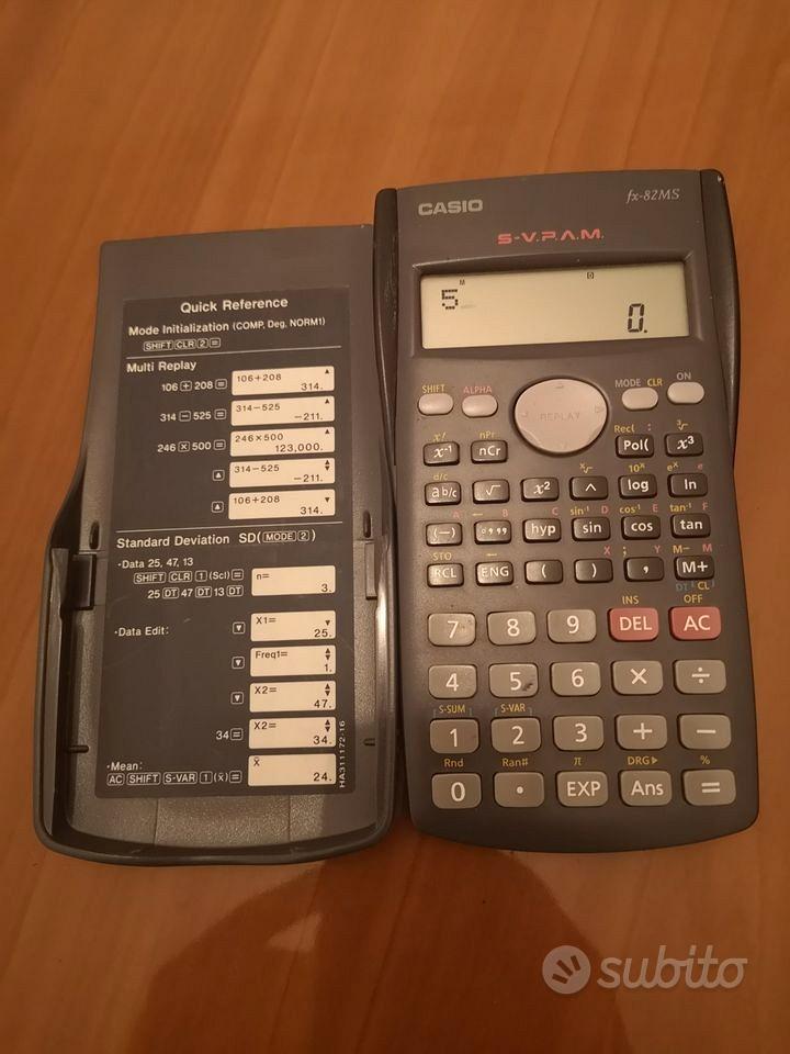 Casio FX-82MS Calcolatrice tascabile scientifica - Informatica In ...