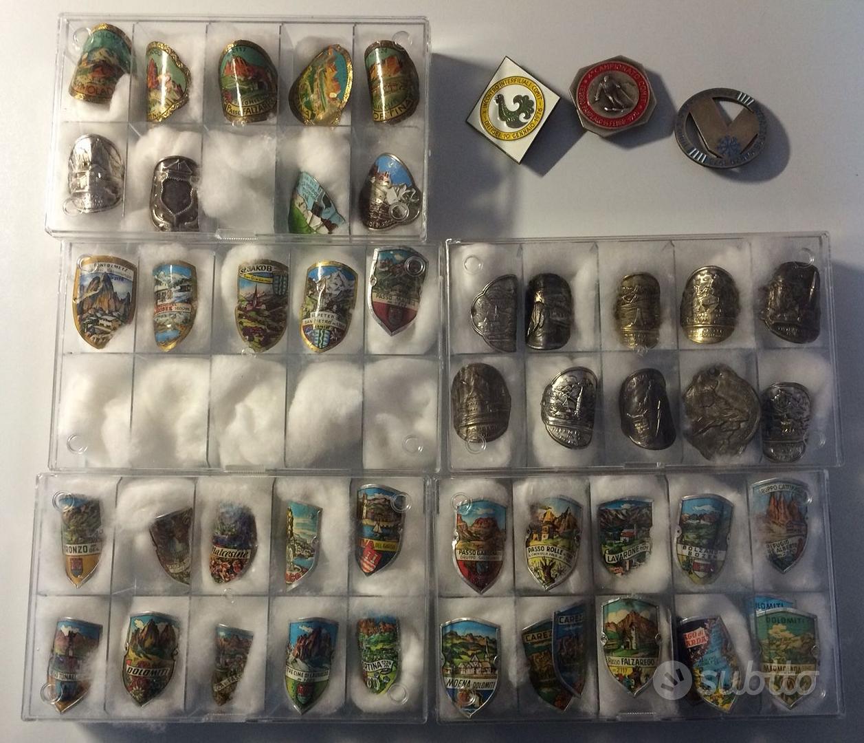 Stemmi targhette bastone da montagna - Collezionismo In vendita a Ferrara