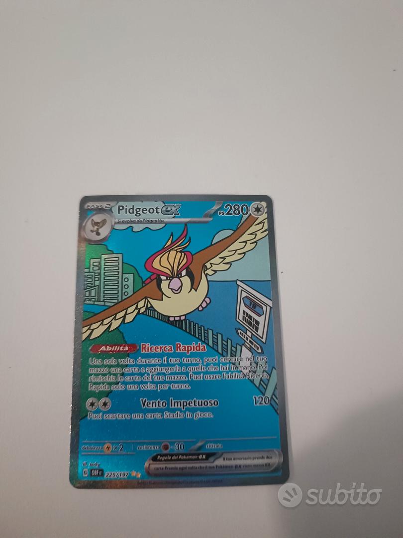 carta pokemon pidgeot ex 280 - Collezionismo In vendita a Palermo