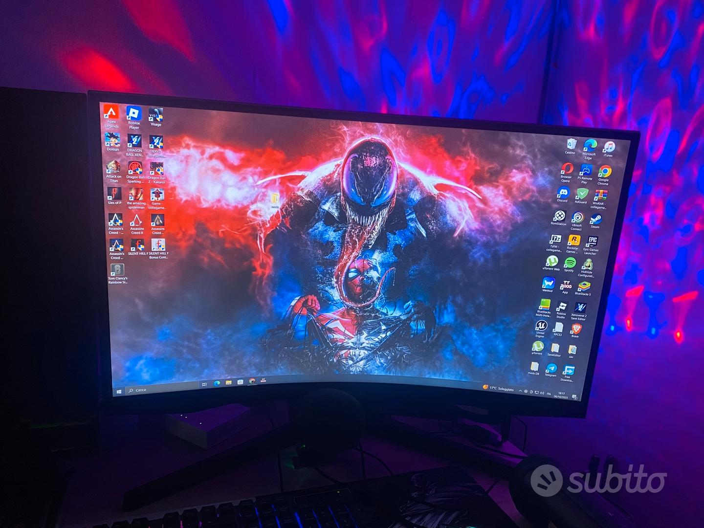 Monitor Samsung Odyssey G5 QHD 27’’ Curvo 144Hz - Informatica In ...